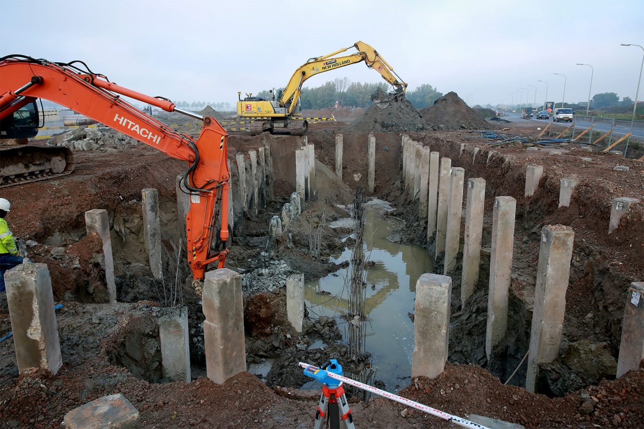 Nieuwe autoweg A11 - Westkapelle - De Waal Solid Foundations